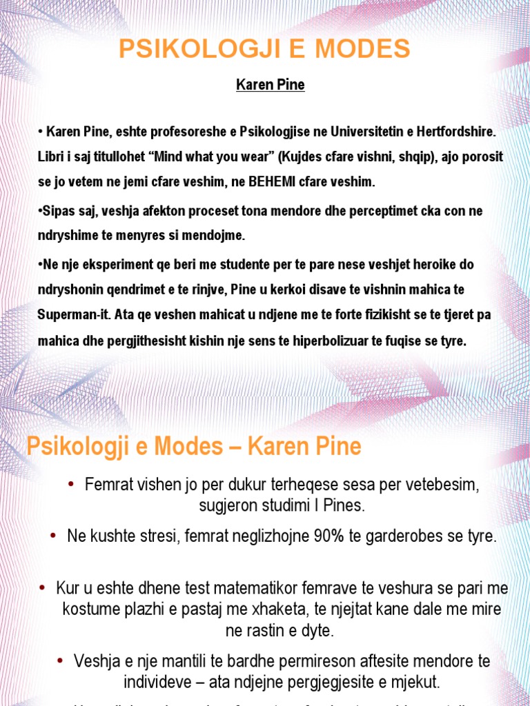 PSIKOLOGJI e MODES | PDF