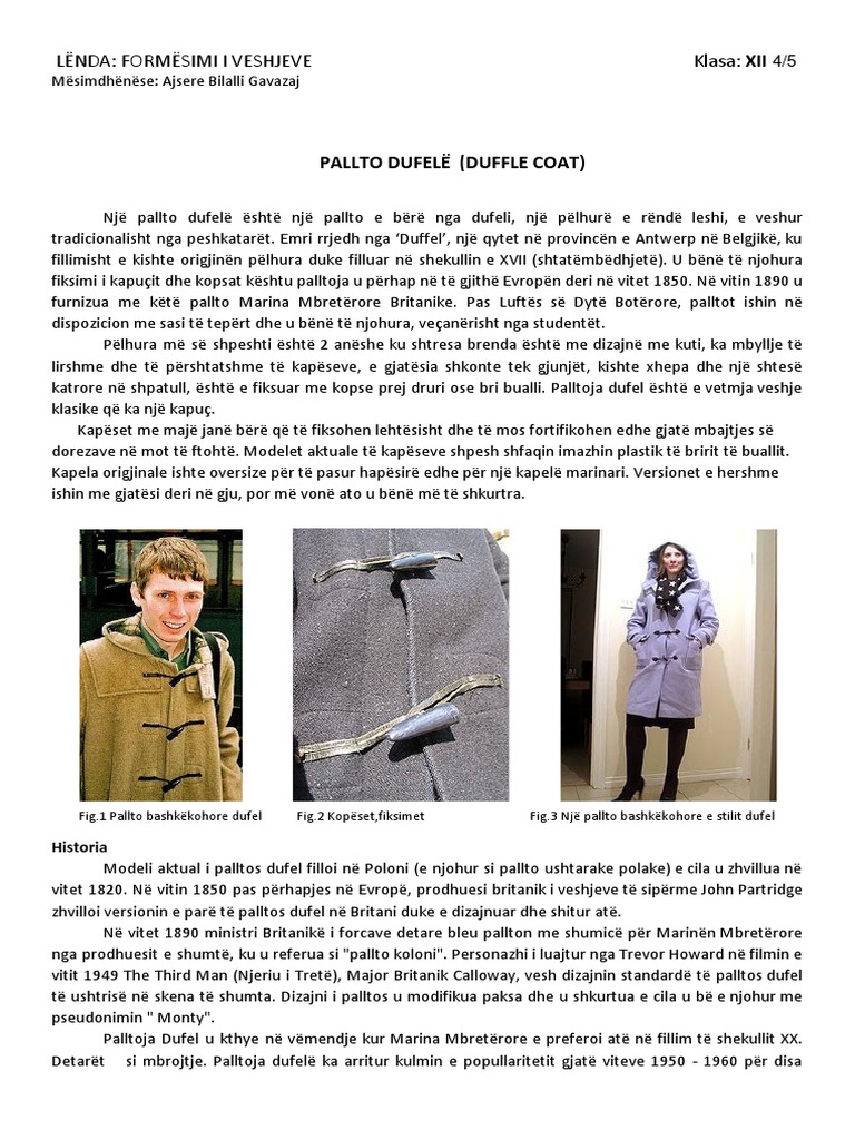 Pallto Dufelë | PDF