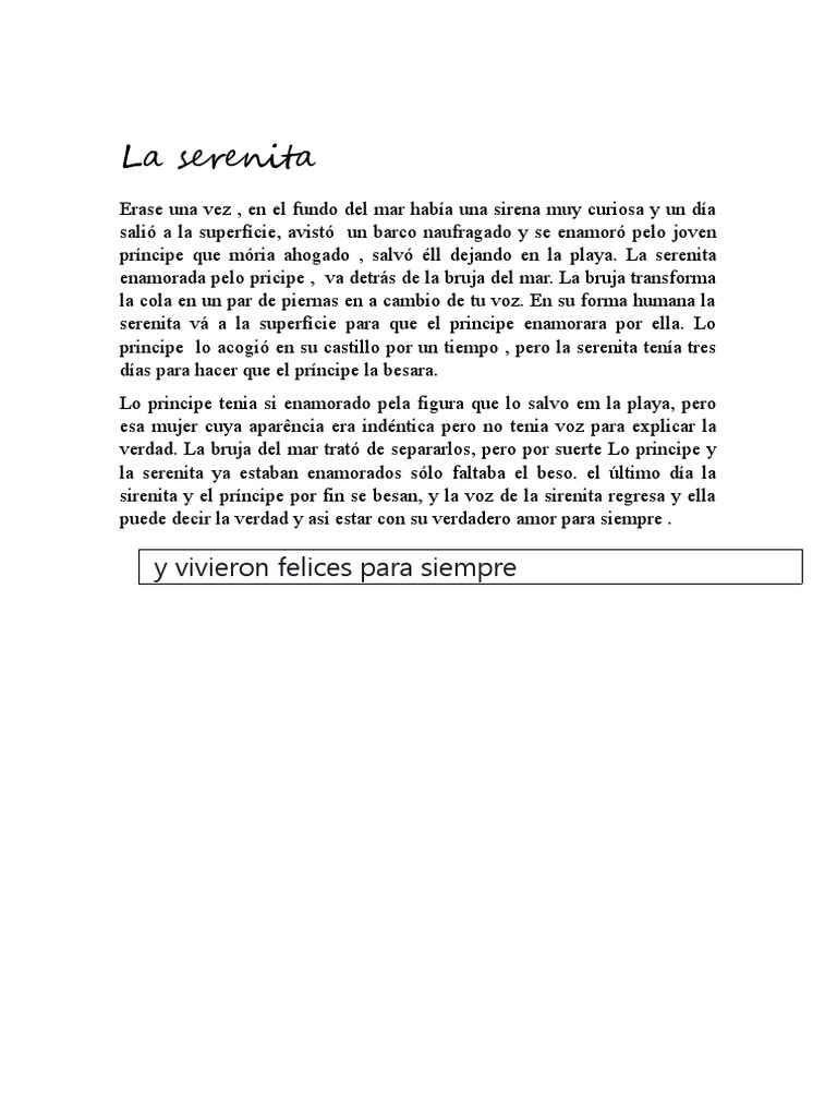 La Sereenita | PDF