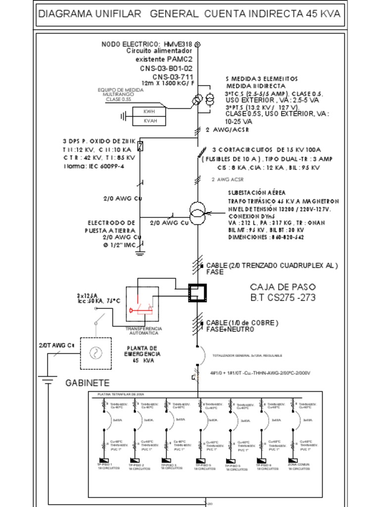 Diagrama Unifilar Ips - Neurocoop - Pam-1030218 - 221026 | PDF