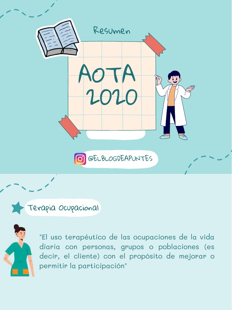 Aota 2020 Terapia Ocupacional | PDF | Terapia ocupacional | Psicoterapia