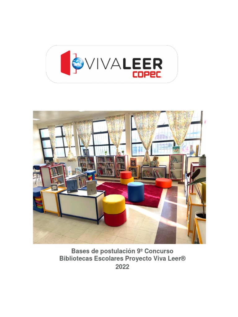 Bases 2022 Bibliotecas-Escolares | PDF | Bibliotecas | Evaluación