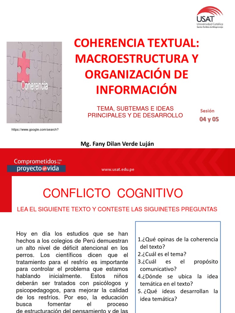 Sesión 4 y 5 - Coherencia Textual-Macroestructura Tema, Subtemas e Ideas | PDF | Plantas | Raíz