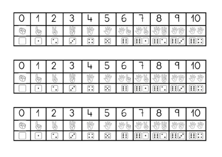 Numeros 0 Al 10 | PDF