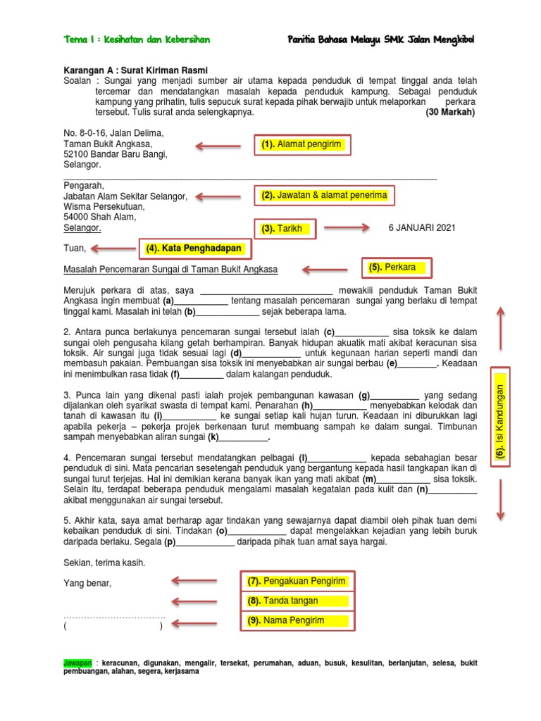 Karangan Berformat Tema 1 | PDF