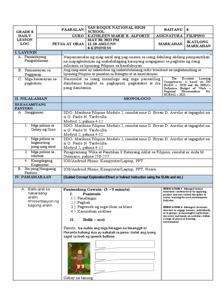 Cot-2 (2023) - Pakitang Turo | PDF