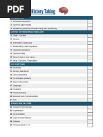 Stroke and TIA History Taking OSCE Guide | PDF | Stroke | Patient