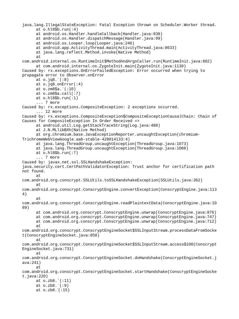 Last Crash Log | PDF
