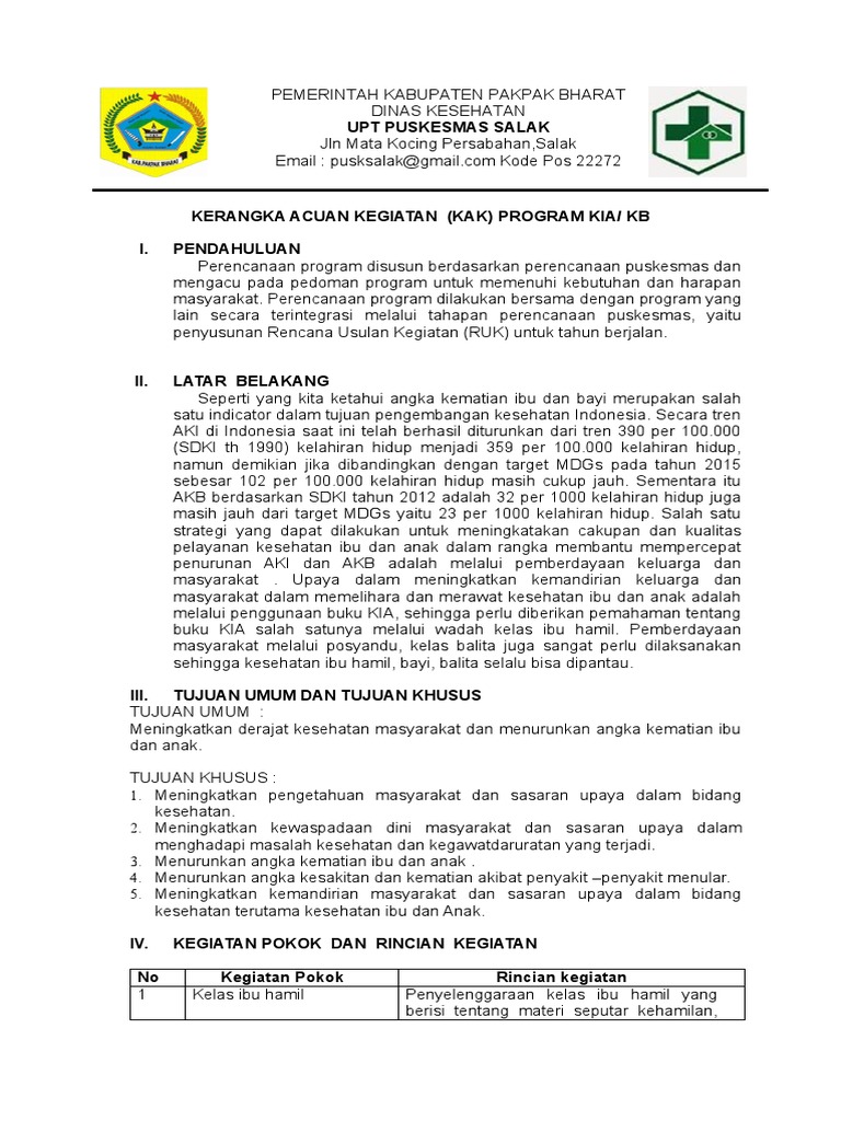 Kak Kia Dan KB | PDF