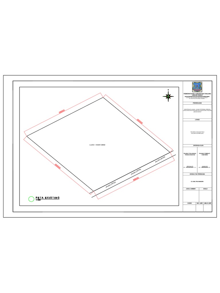 Gambar Eksisting Tanjung Paku A4 | PDF