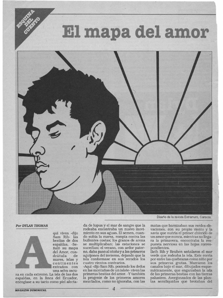 El Mapa Del Amor - Dylan Thomas | PDF