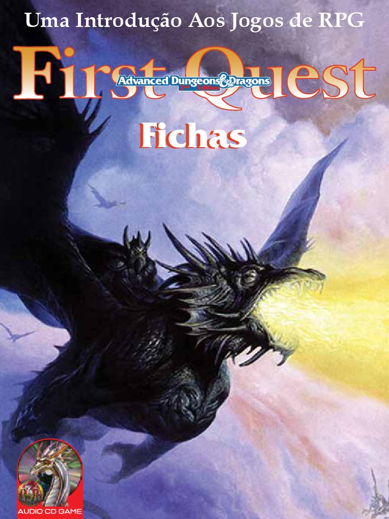 AD&D 2E First Quest - Fichas | PDF | Elfos | Jogos de RPG