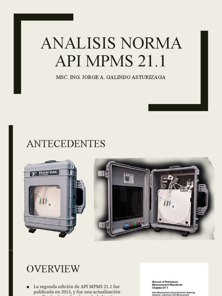 Analisis Norma Api MPMS 21 | PDF | Tecnología