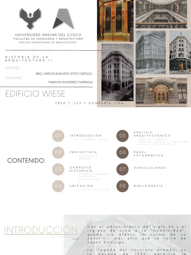 Entrega Ap-Ii - Edificion Wiese - Gutierrez Yamelyn | PDF | Edificios y estructuras | Diseño ...