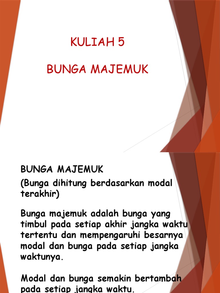 Bunga Majemuk | PDF | Bisnis