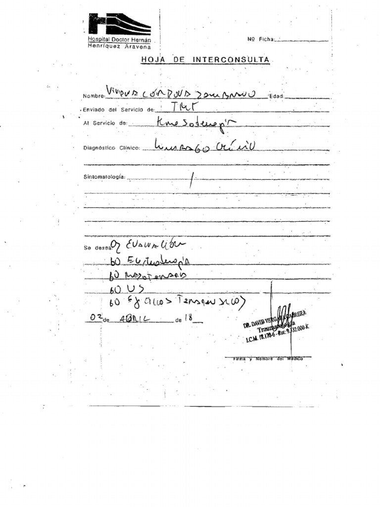 Informe Medico | PDF