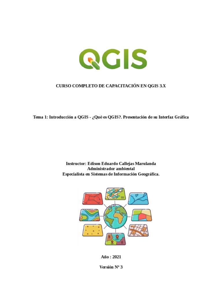 Tema 1 - Introducci - N A QGIS - Qu - Es QGIS - Presentaci - N Su Interfaz GR - Fica | PDF