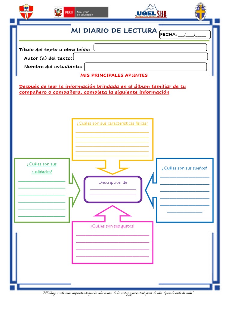 Diario de Lectura: Educación y Familia | PDF | Crecimiento personal y ...