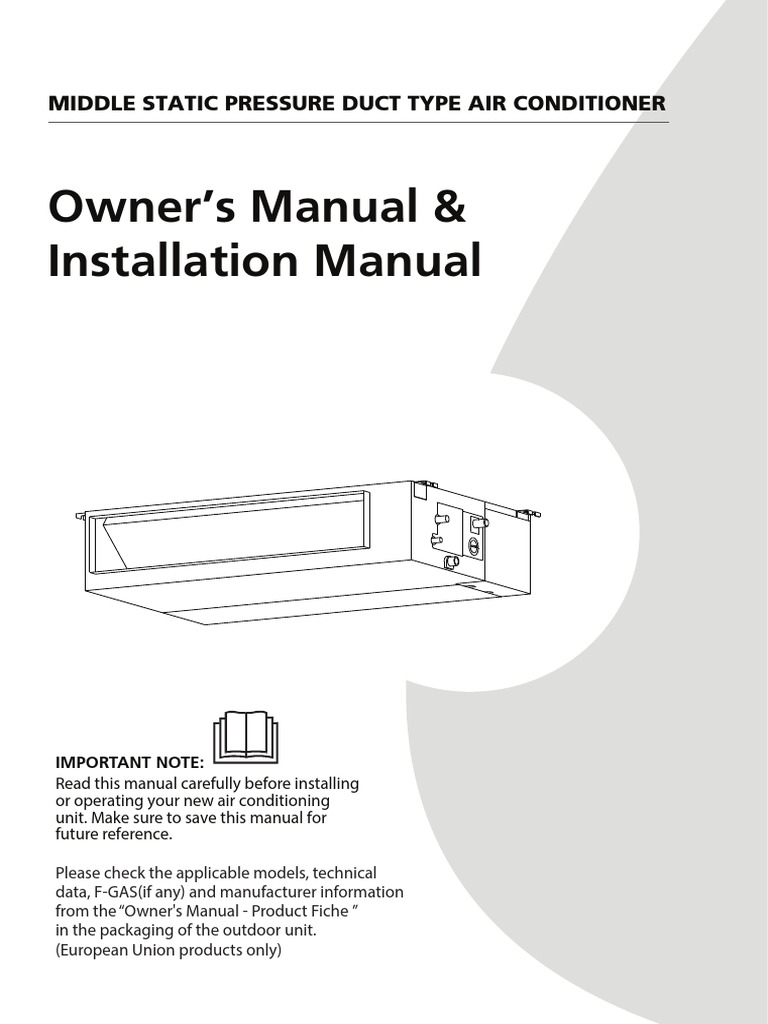 concealed-duct-installation-manual-4 | PDF | Air Conditioning ...