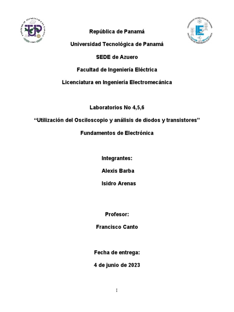 Laboratorios 4-5-6 de Alexis Barba-Isidro Arenas | PDF