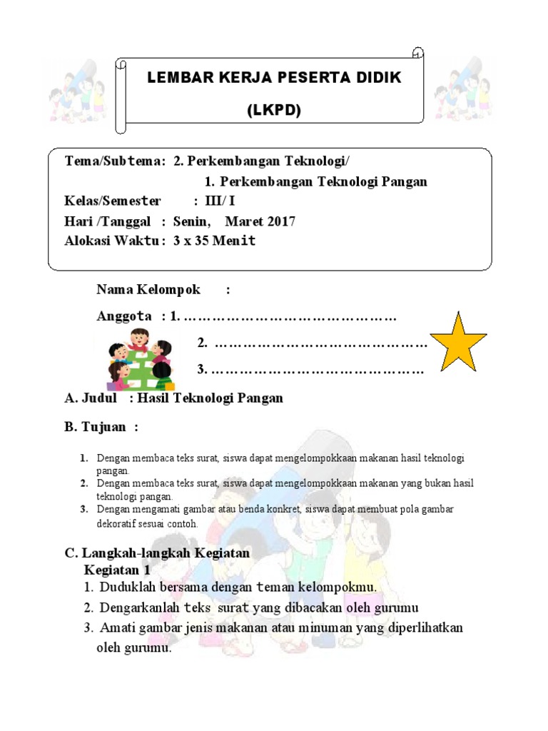 LKPD KLS 3 | PDF