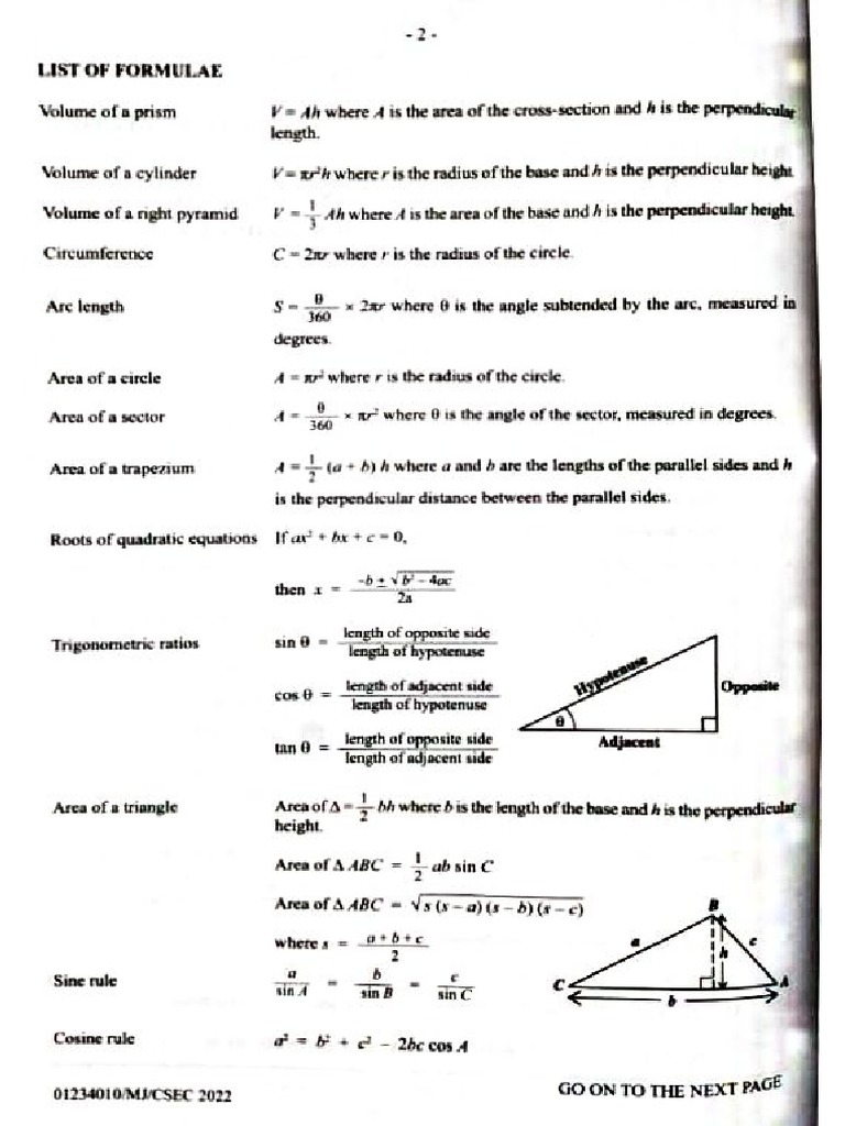 Csec June 2022 p1 | PDF