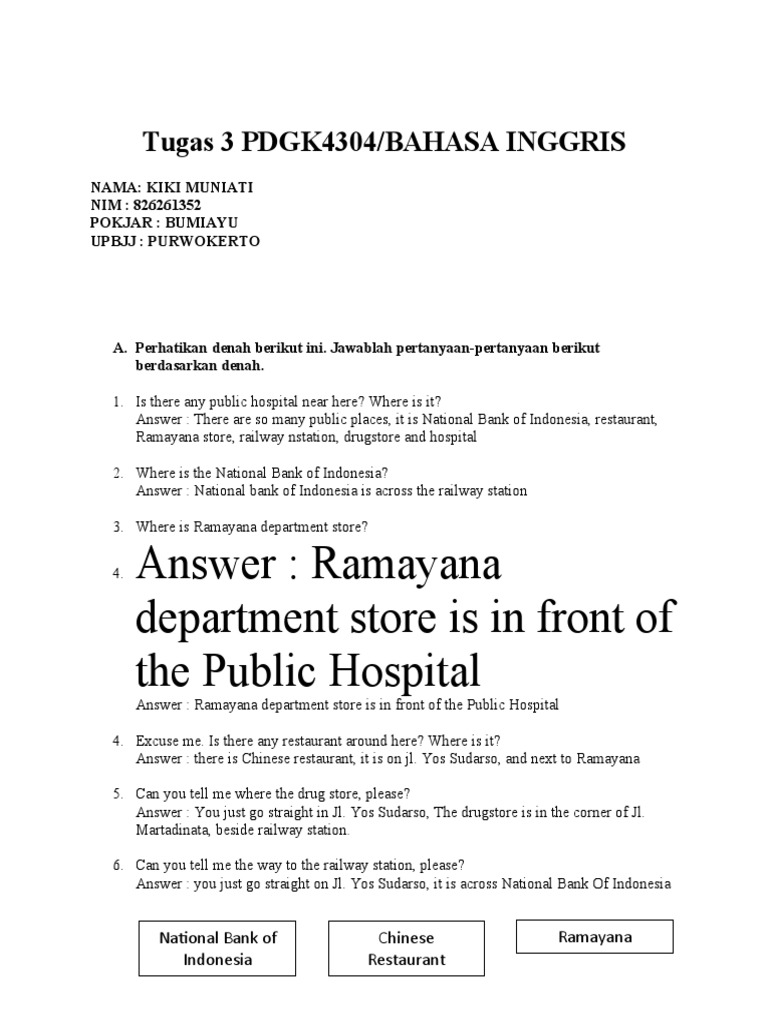 Tugas 3 English | PDF