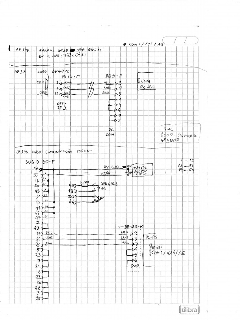 Converter Cabo Siemens OP398 para OP37 | PDF