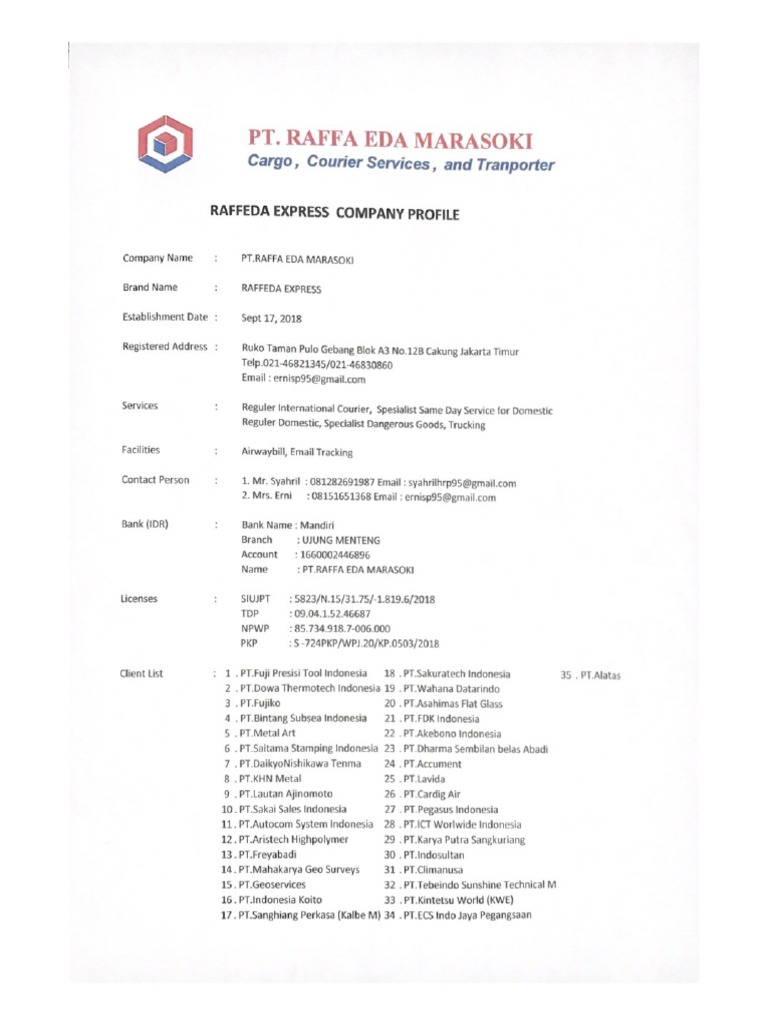 Pt. Raffa Eda Marasoki | PDF