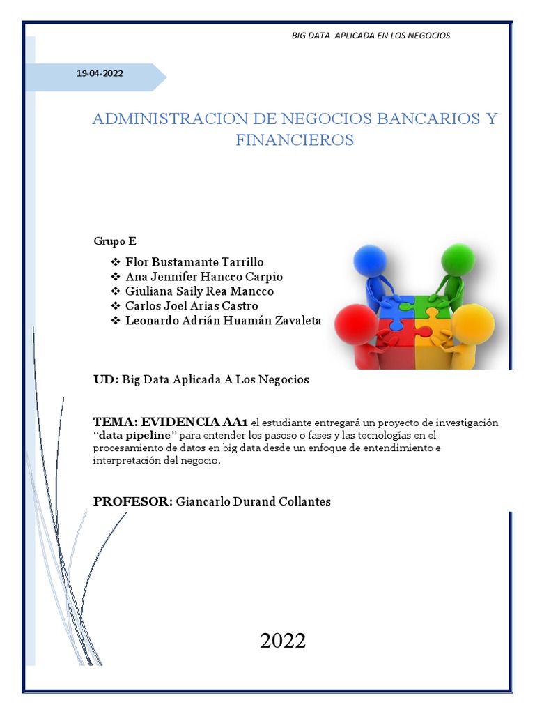 Caso Aa1 Big Data .. | PDF | Apache Hadoop | Grupo de computadoras