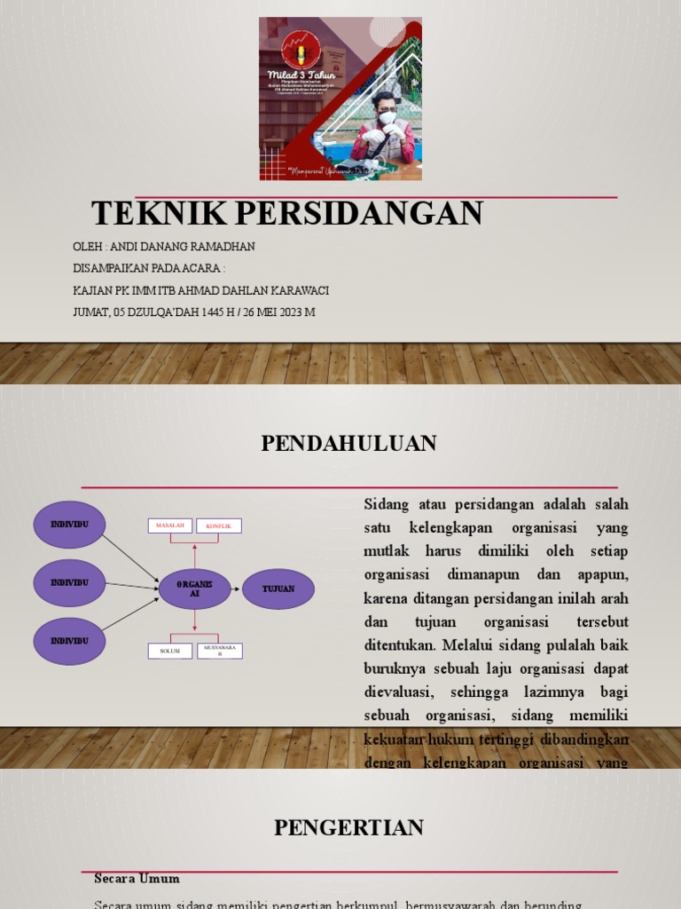 Ppt Teknik Persidangan | PDF