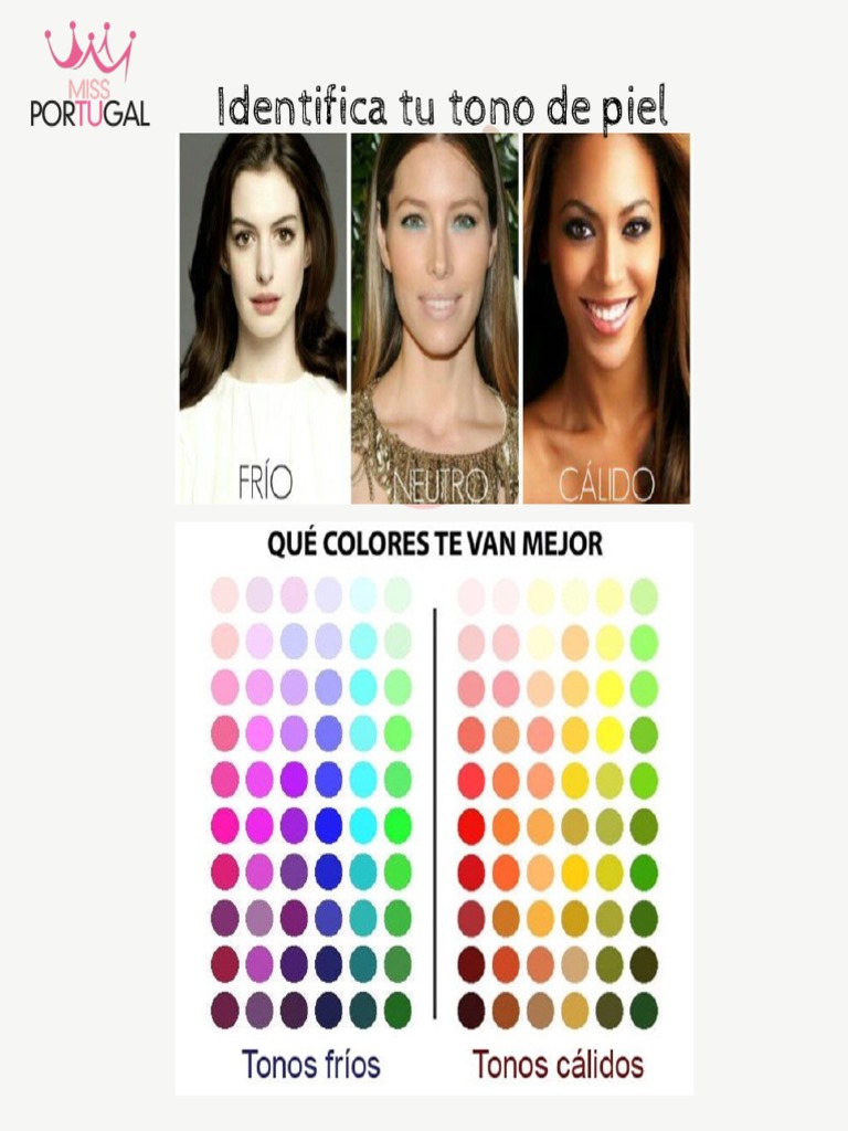 Colores según tú tono de piel. | PDF