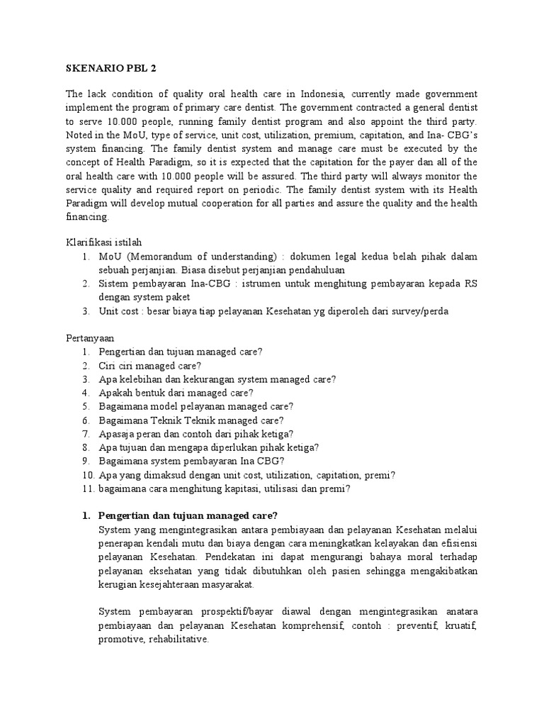 B19 - Skenario PBL 2 | PDF