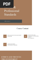 CFA Ethics & Conduct Standards Guide | PDF