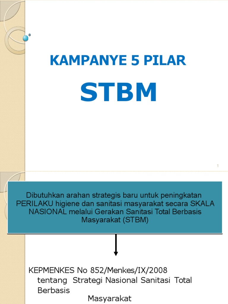 Materi Kampanye 5 Pilar STBM | PDF