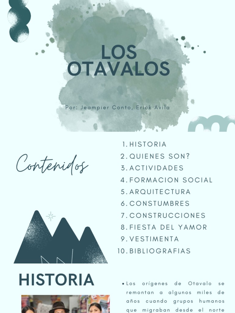 LOS Otavalos: Por: Jeampier Conto, Erick Avila | PDF