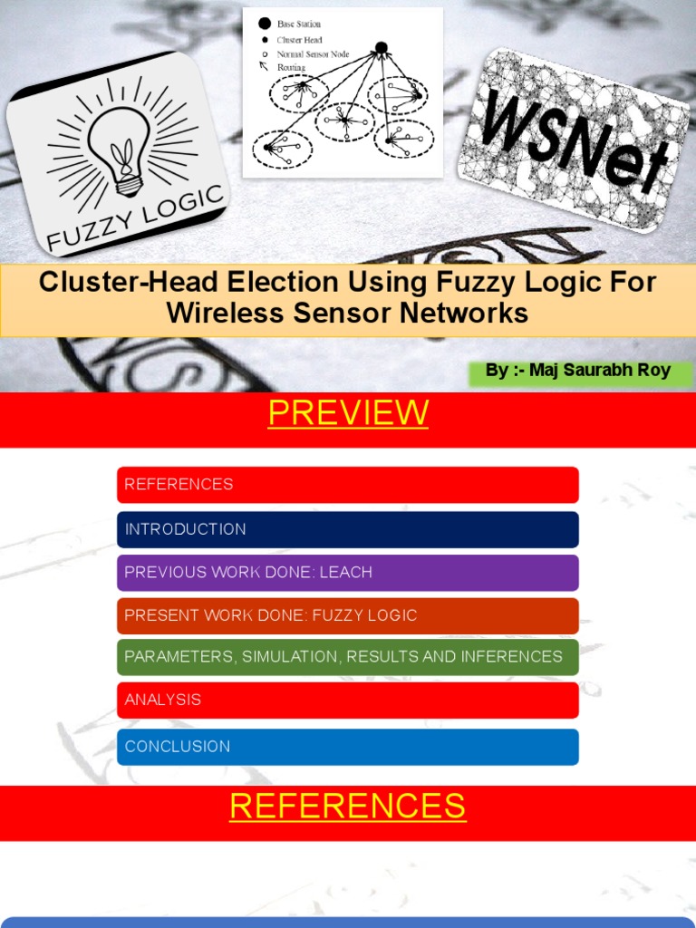 4 Final - Fuzzy Logic - WSN | PDF | Wireless Sensor Network | Fuzzy Logic
