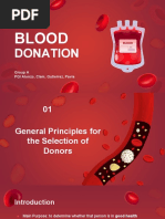 Blood Donor Questionnaire Form | PDF