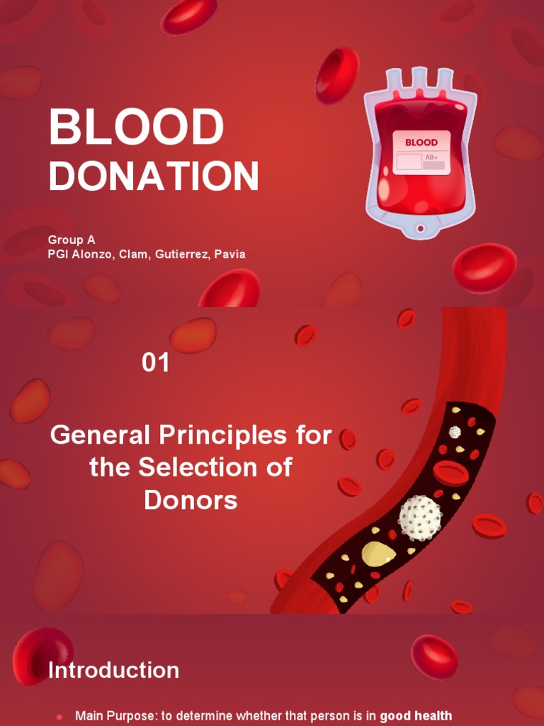 Blood Donor Selection Guidelines | PDF | Science & Mathematics