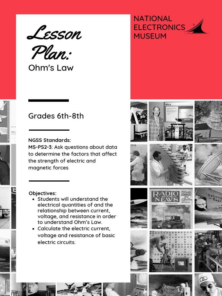 Ohms Law Lesson Plan | PDF