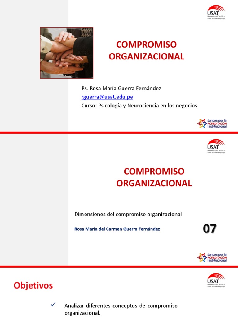 Compromiso Organizacional | PDF