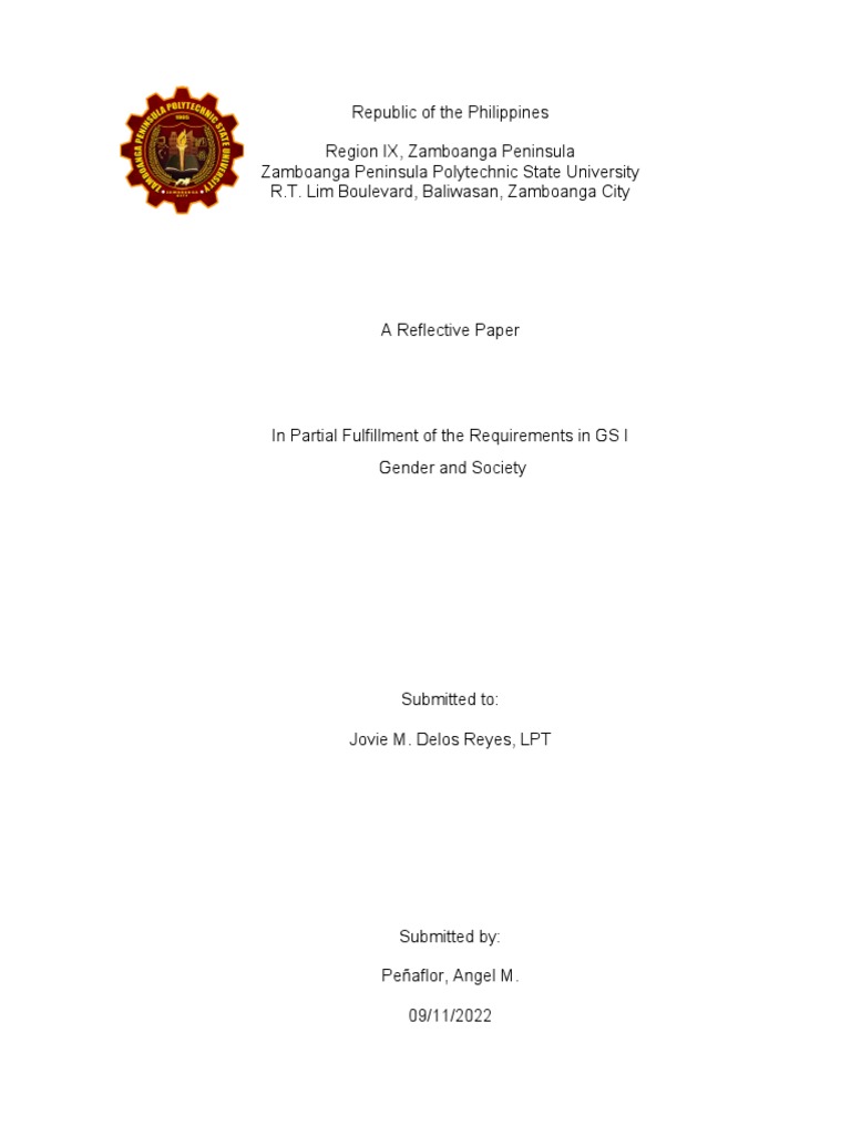 A Reflective Paper Midterm Exam | PDF