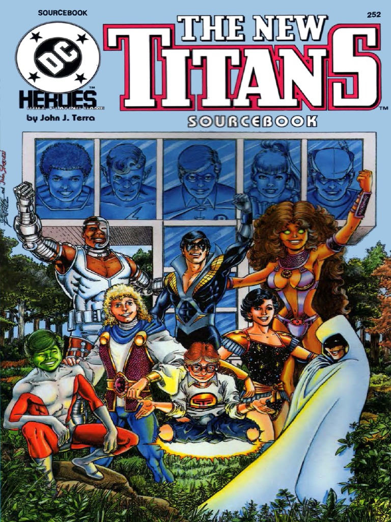MFG252 The New Titans Sourcebook | PDF | Comics | Dc Comics Superheroes
