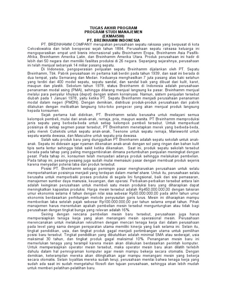 Diskusi 8 - BReinhamm - MSDM - KEUANGAN | PDF