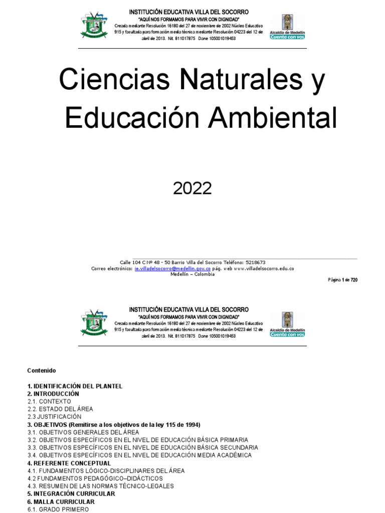 Ciencias Naturales 2022 | PDF | Evaluación | Enseñando