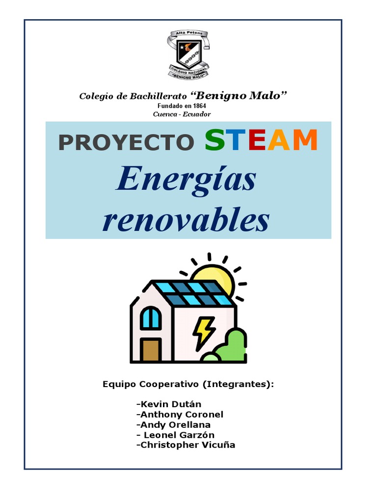 Proyecto Steam 2023 | PDF | Fotovoltaica | Energía renovable