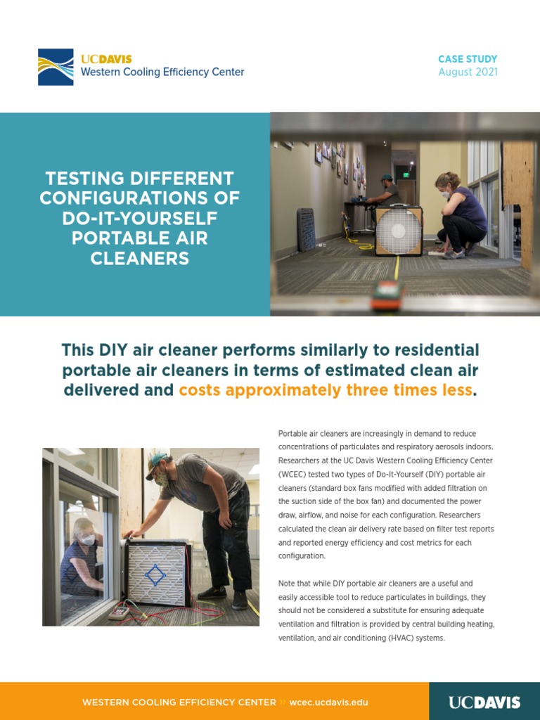 Case Study - DIY Portable Air Cleaners 083121 | PDF | Filtration ...