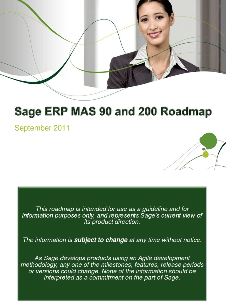Sage ERP MAS 90 and 200 Roadmap September | PDF | Payroll | Enterprise ...