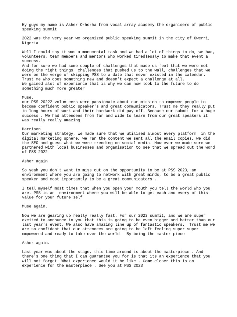 Pss | PDF | Mass Media | Communication