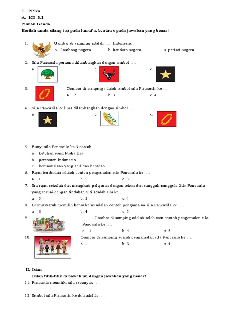 Pas Kelas 2 PKN | PDF